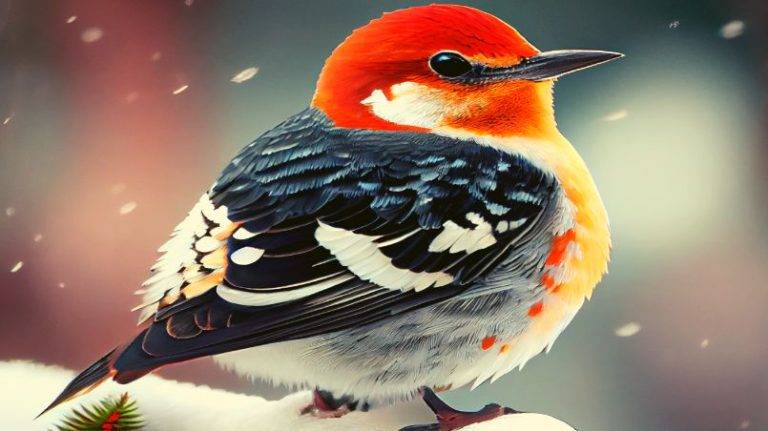 Discover the Beauty of North American Birds with Red Heads